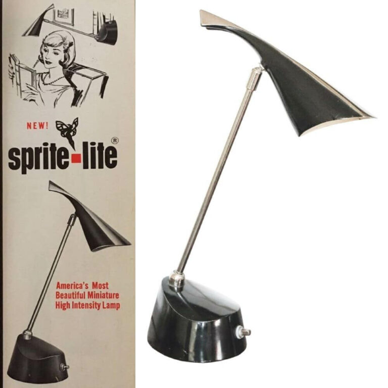 Mid-Century Modern “Sprite-Lite” table lamp by Richard Barr for Laurel ...